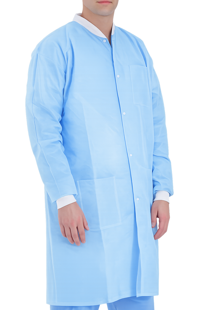 Lab Coats with Knit Collar and Wrist – Medco